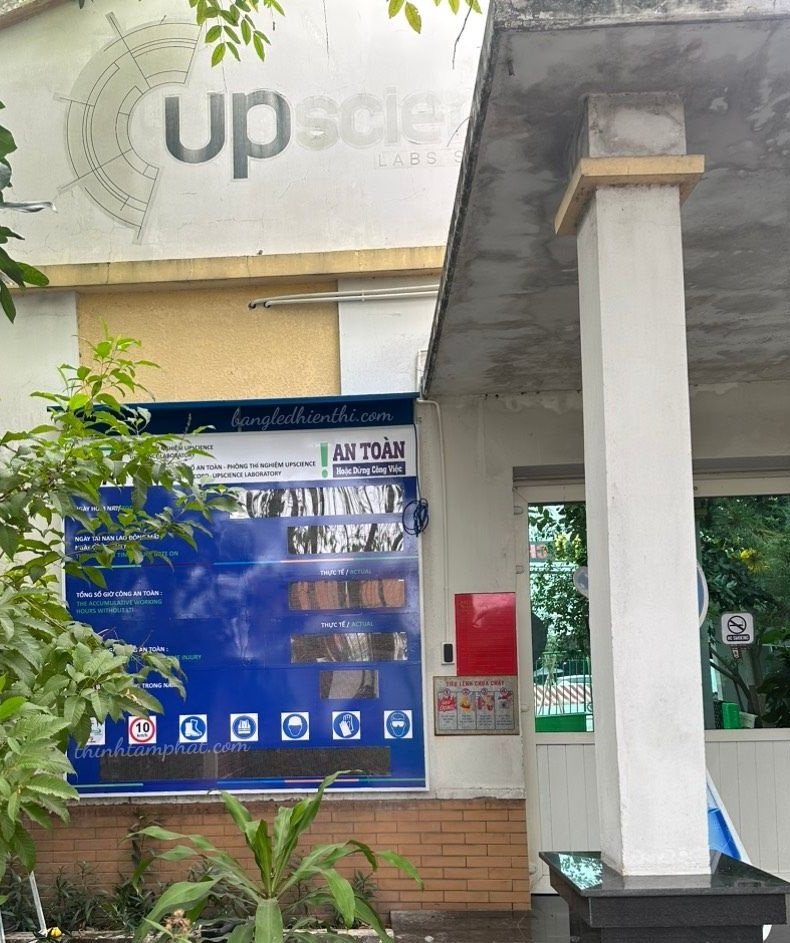 Bảng led thông tin an toàn lao động ngoài trời - Thịnh Tâm Phát